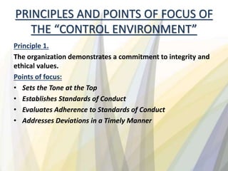 COSO Internal Control - Integrated Framework | PPTX