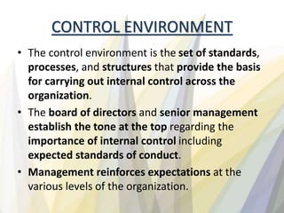 COSO Internal Control - Integrated Framework | PPT