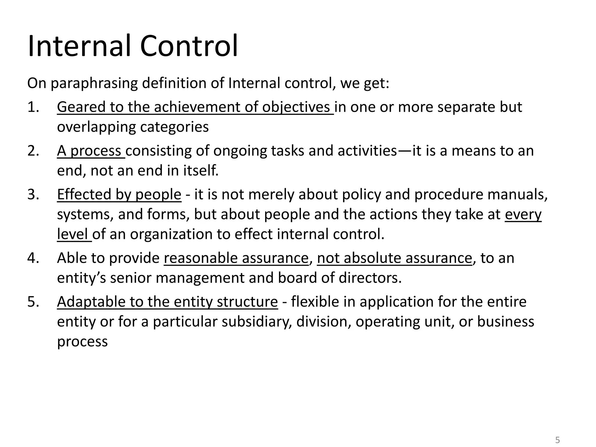 Internal control and Control Self Assessment | PDF