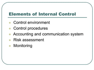 INTERNAL CONTROL and Its ENVIRONMENT.ppt