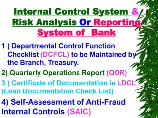 INTERNAL CONTROL & COMPLIANCE IN BANK.ppt