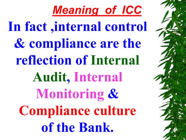 INTERNAL CONTROL & COMPLIANCE IN BANK.ppt