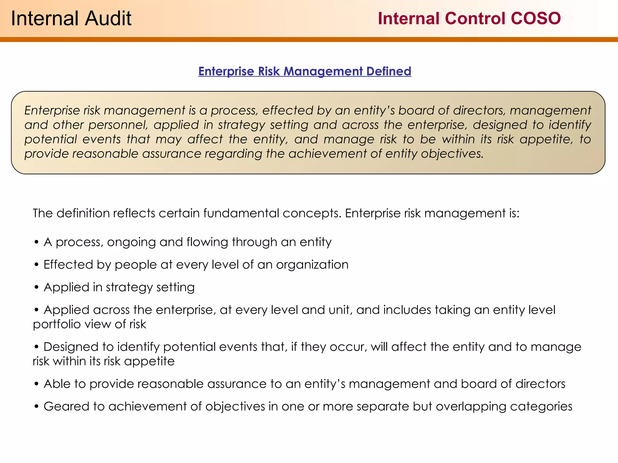Internal Control COSO | PPT