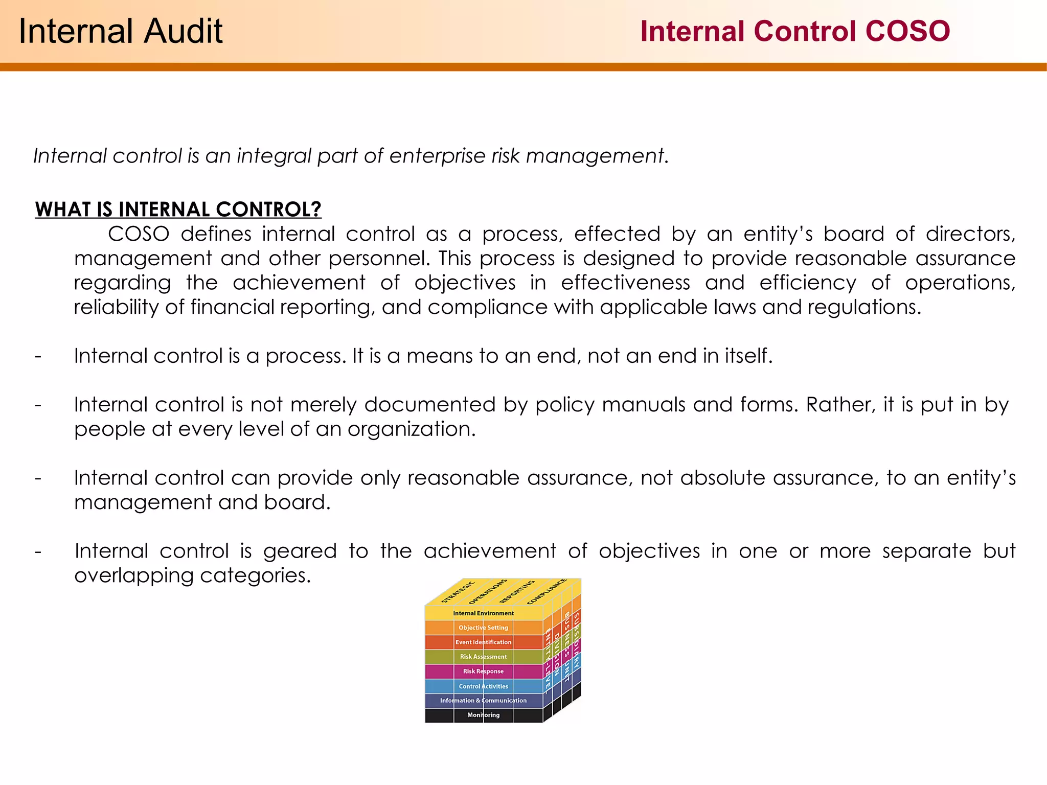 Internal Control COSO | PPT