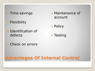 Internal controls | PPTX