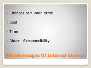 Internal controls | PPTX