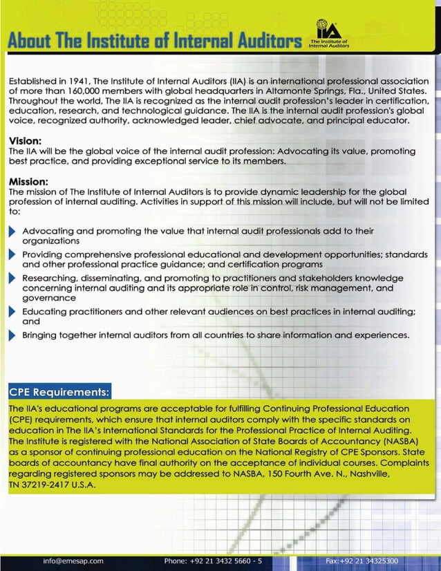 Internal Controls Over Financial Reporting (Icfr) Using Coso Frame Work ...