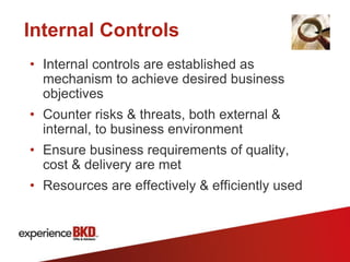 Internal Controls Over Information Systems | PDF