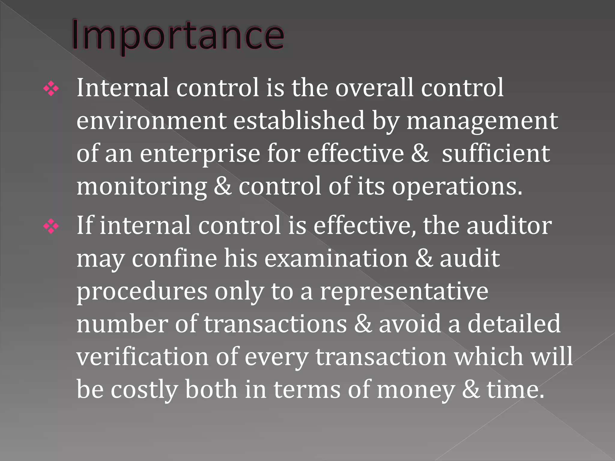 Internal control system | PPTX