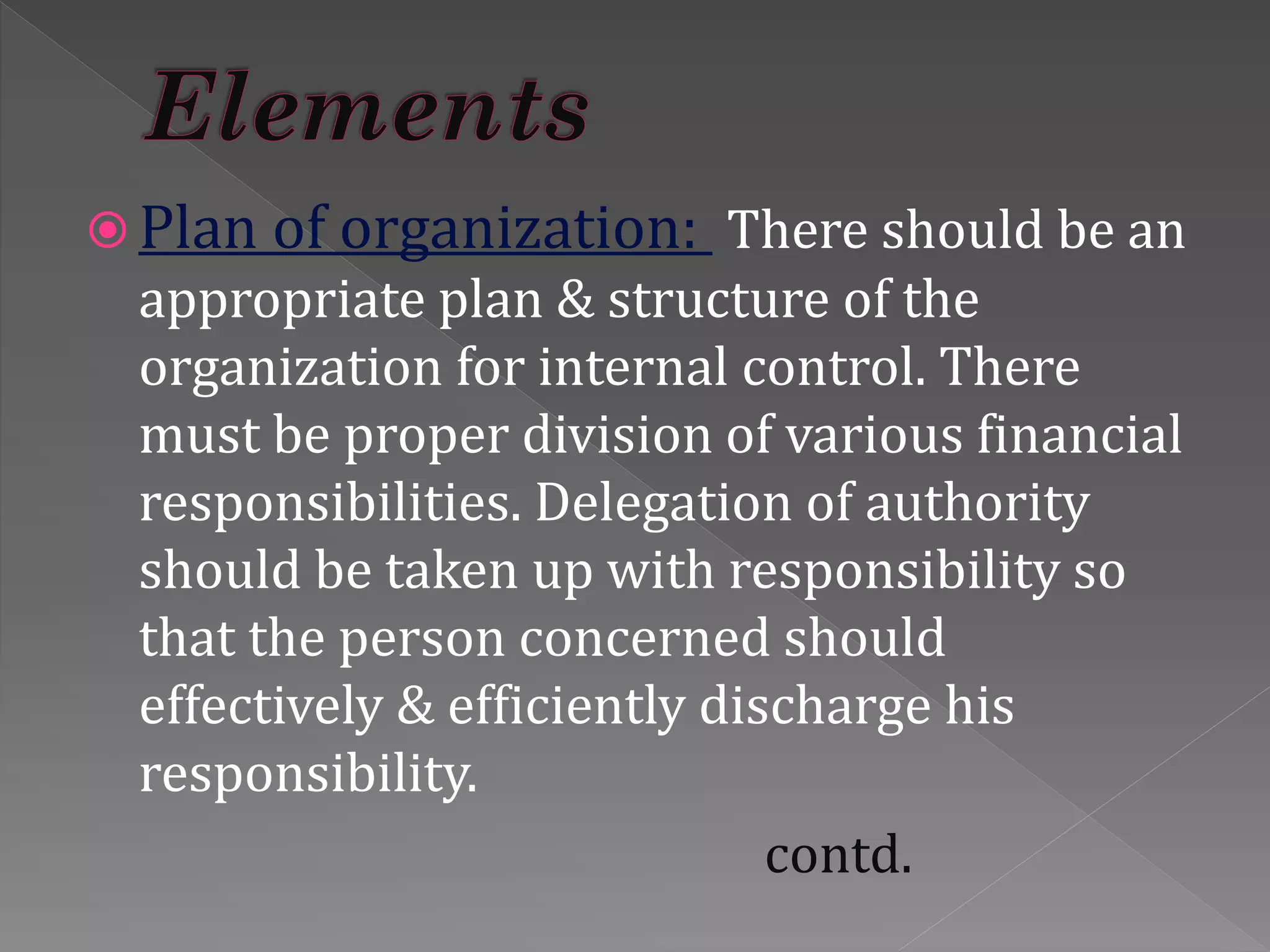 Internal control system | PPTX