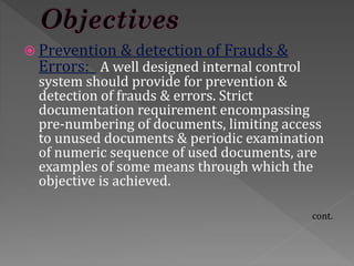 Internal control system | PPTX