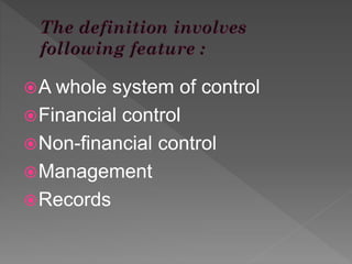 Internal control system | PPTX