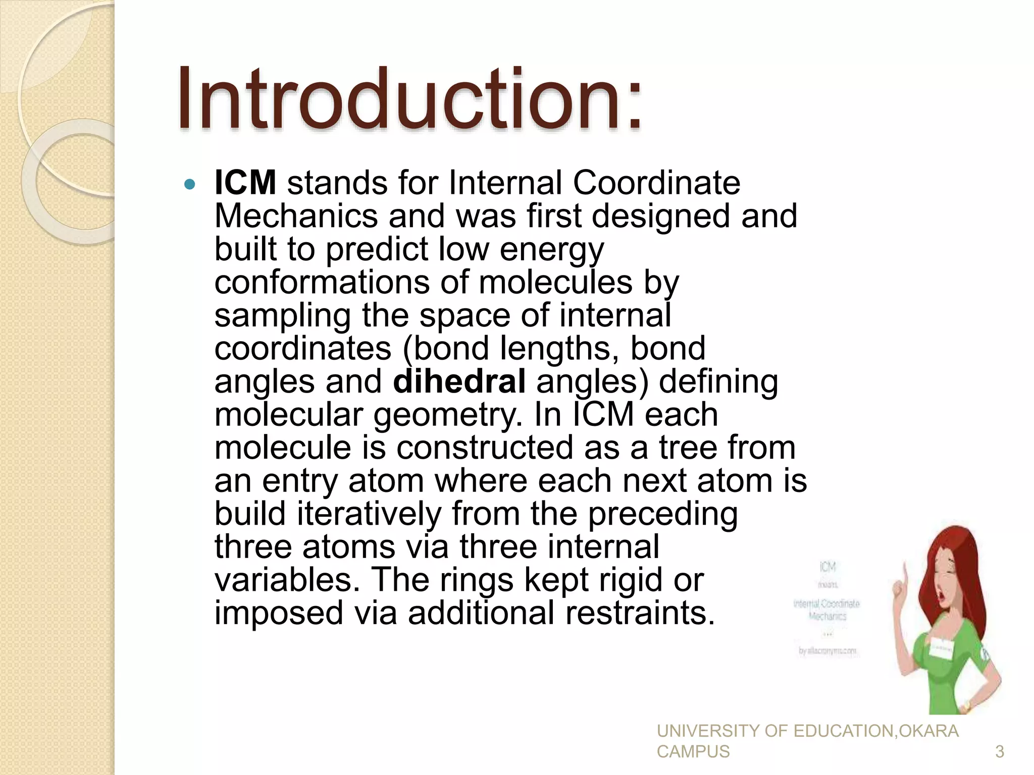 Internal coordinate mechanics | PPT