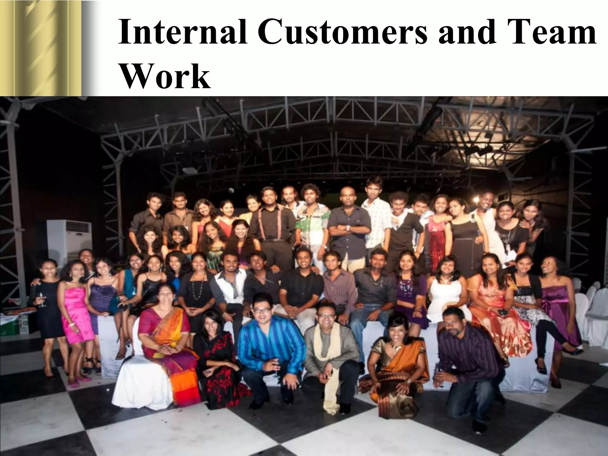 Internal customers and team work | PPTX
