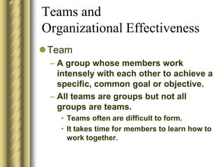 Internal customers and team work | PPTX