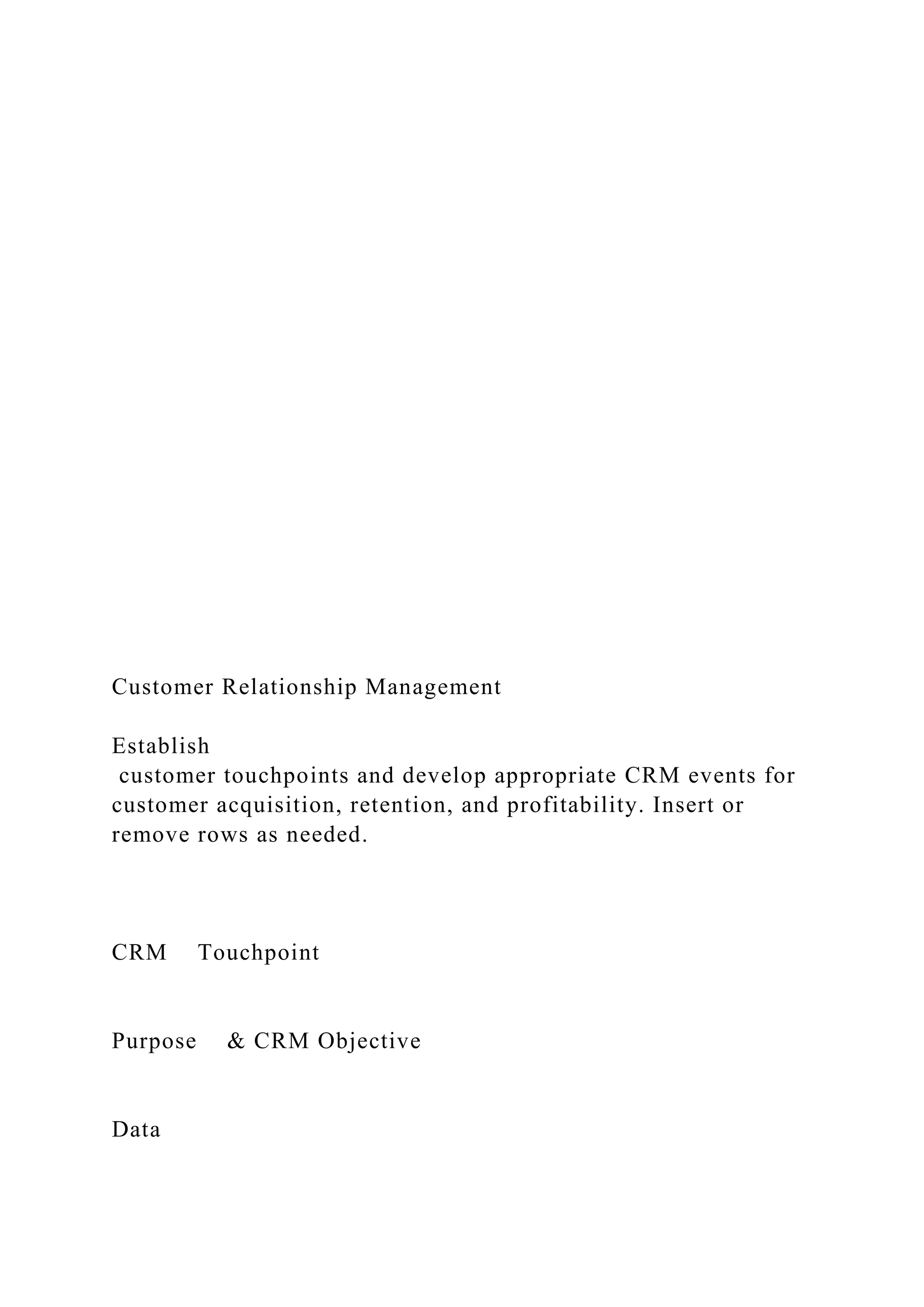 Internal DataEvaluate internal sources of information avai.docx