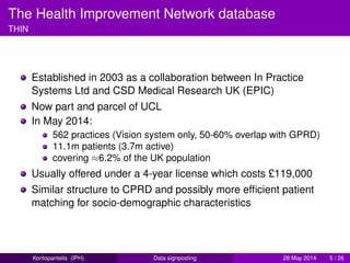Internal 2014 - data signposting | PPT