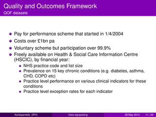 Internal 2014 - data signposting | PPT
