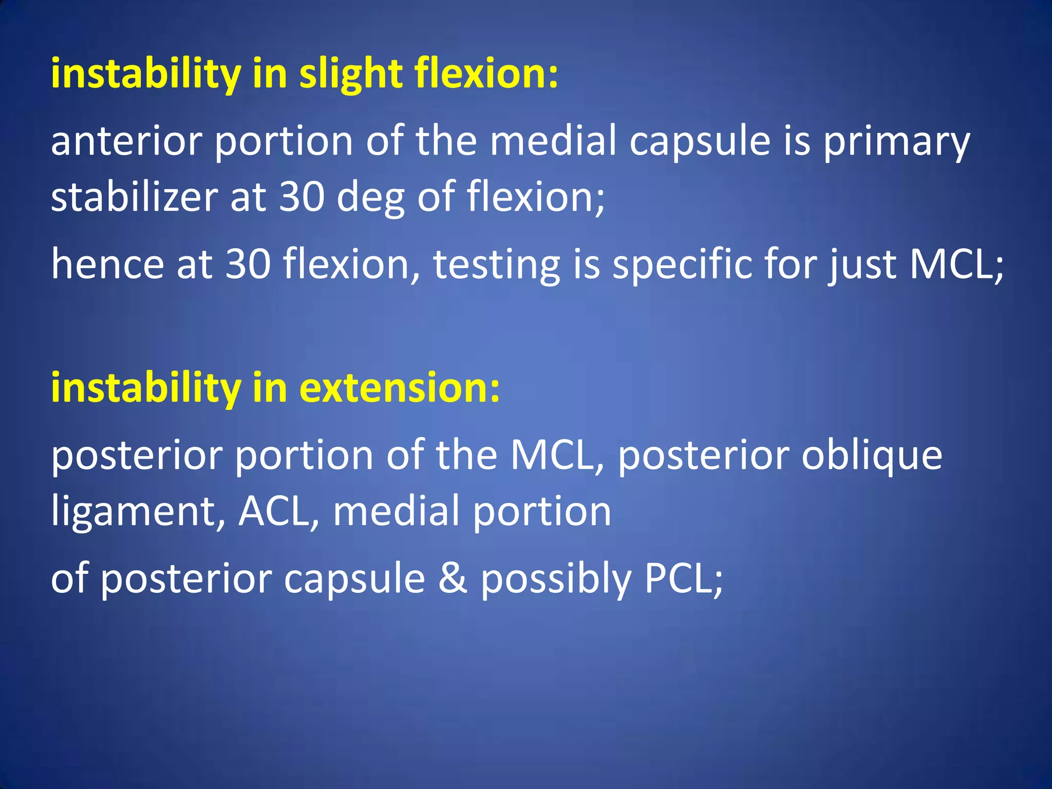 derangement knee ppt | PPTX