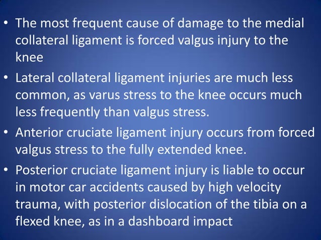 derangement knee ppt | PPTX