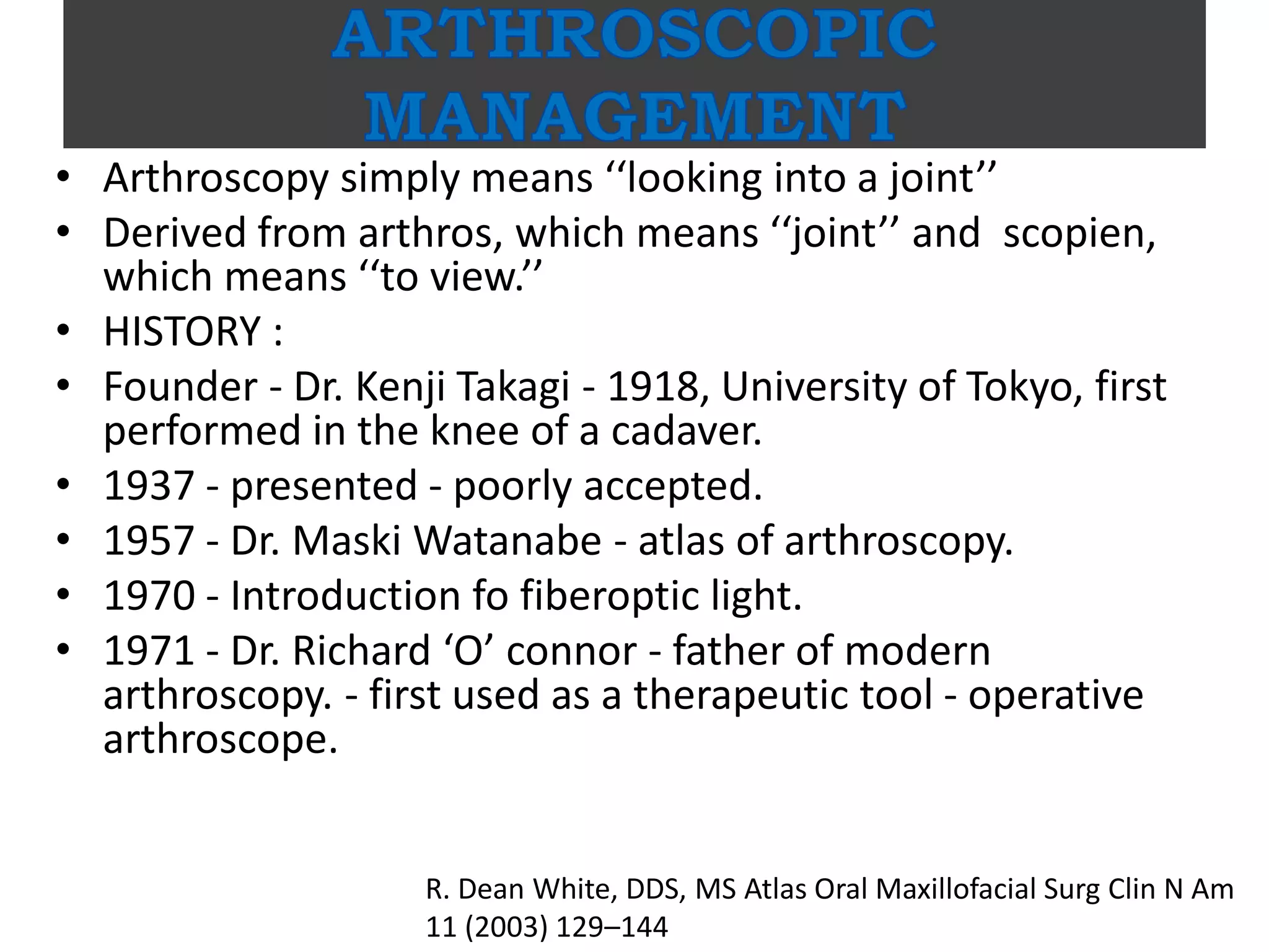 Internal derangement of tmj | PDF