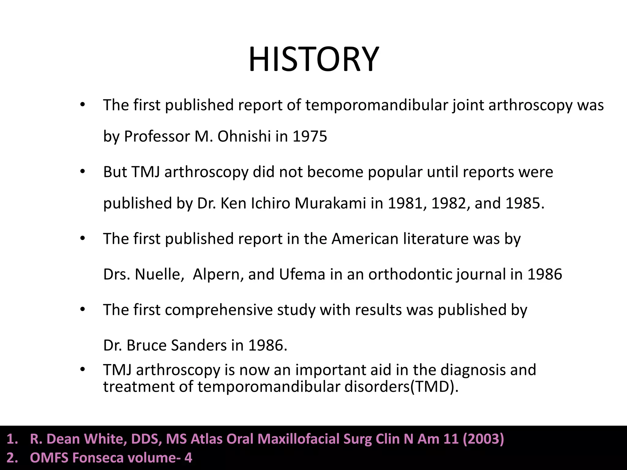Internal derangement of tmj | PDF