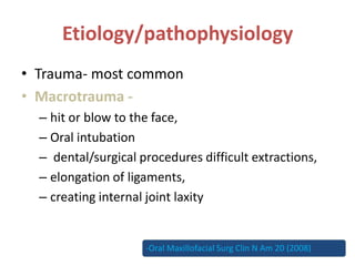 Internal derangement of tmj | PDF