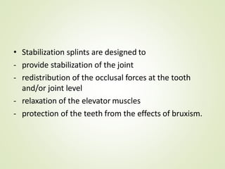 Internal derangement of TMJ | PPTX
