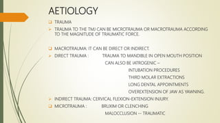 Internal derangements | PPTX