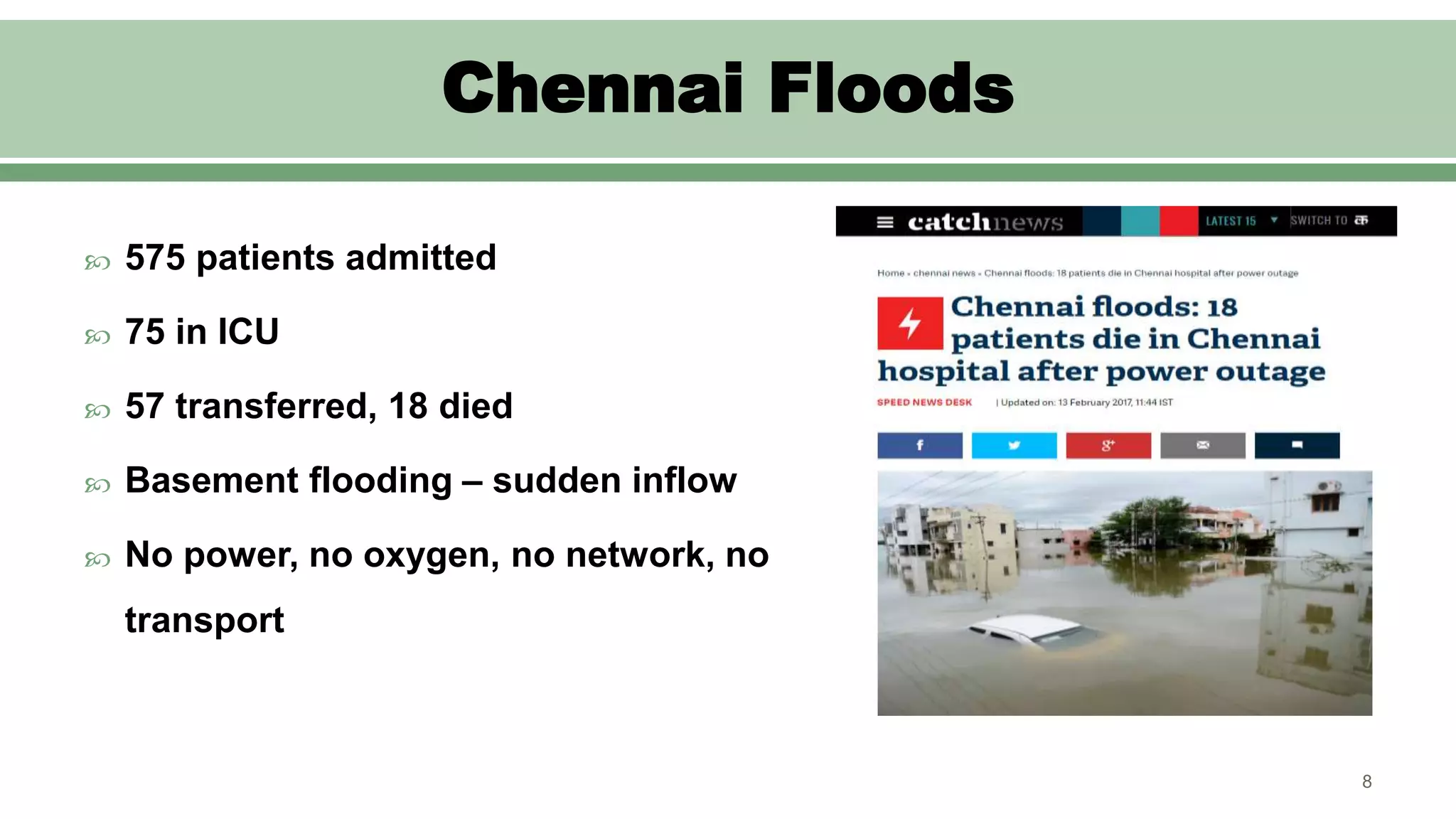 Internal Disaster Preparedness and Management in Hospitals | PPTX