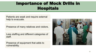 Internal Disaster Preparedness and Management in Hospitals | PPTX