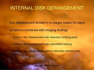Internal disk derangement / implant dentistry course/ implant dentistry ...