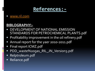 economics of scales of reliance jamnagar refinery | PPTX