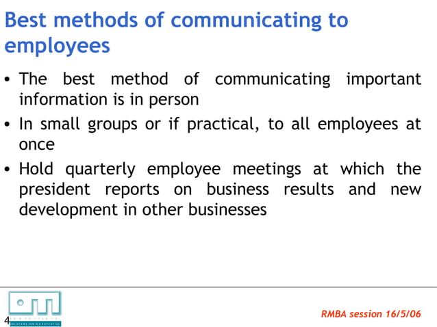Internal employee relations | PPT