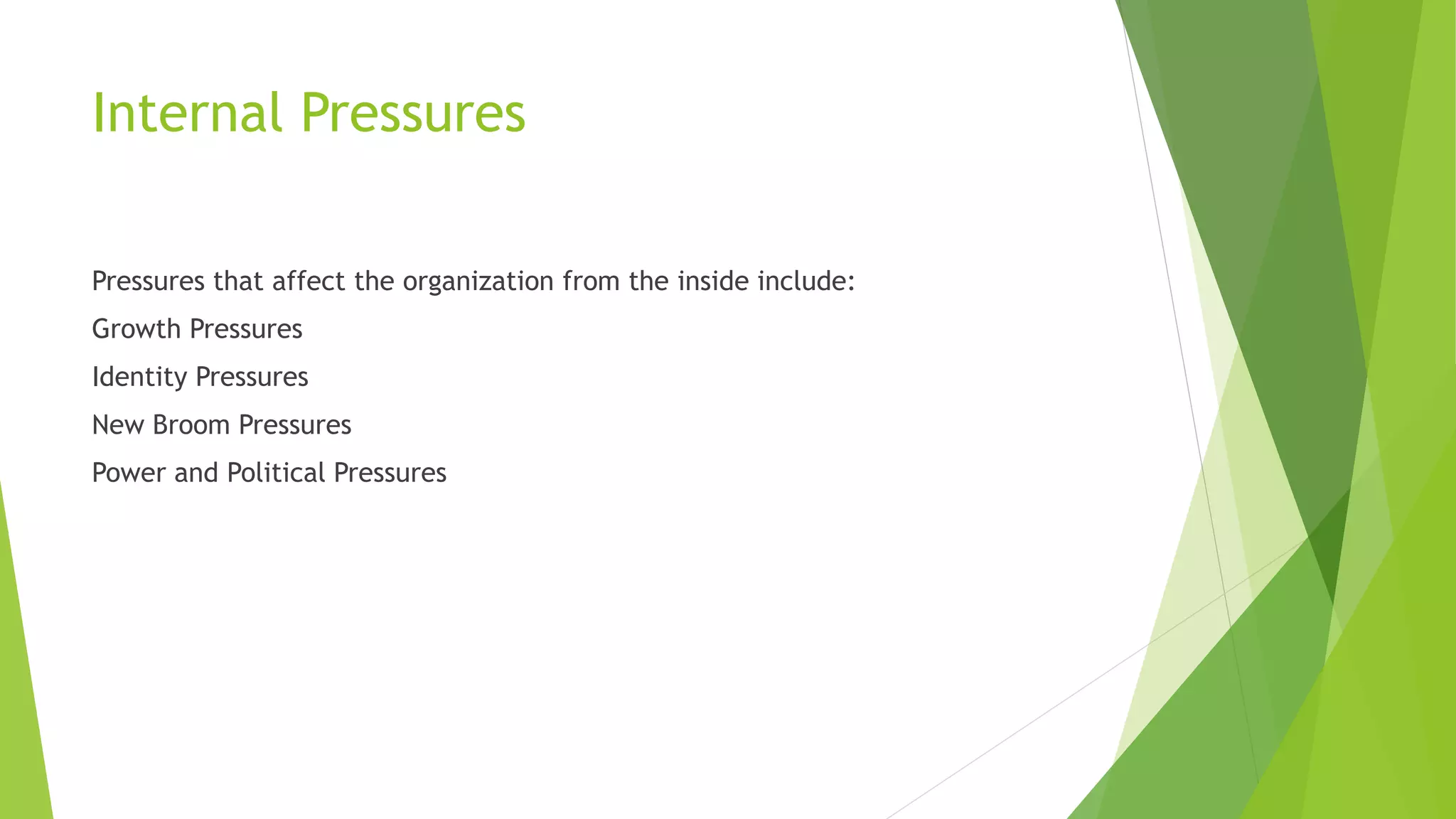 Internal and external factors of change | PPTX