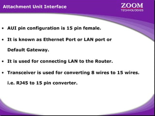 Internal & External of Routers | PPT