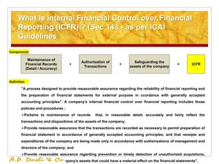 Internal financial control | PPTX