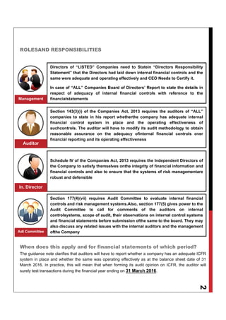 Internal financial control | PDF