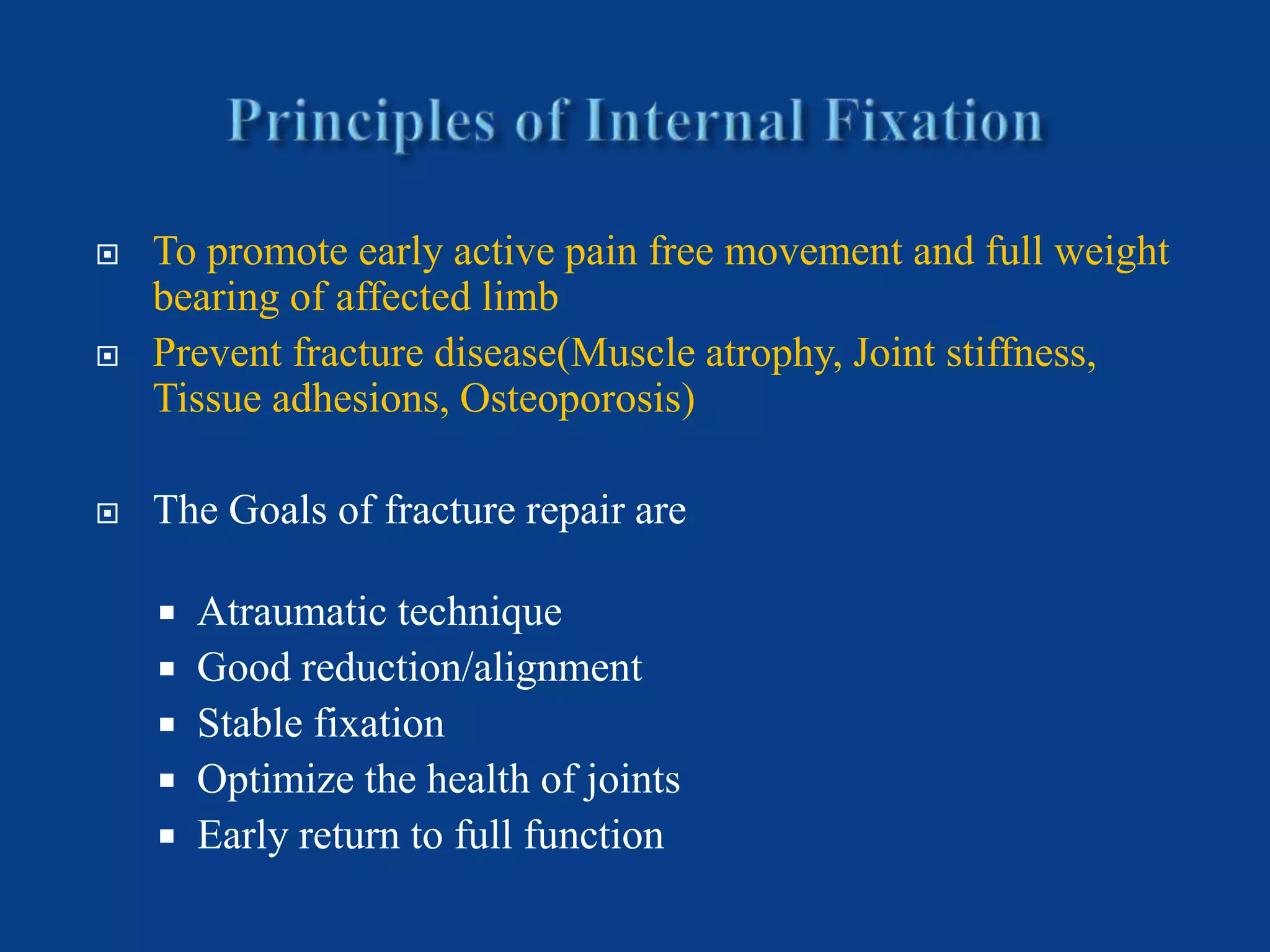 Internal fixation techniques | PPTX