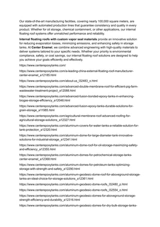 Internal Floating Roofs with Custom Vapor Seal Materials.docx