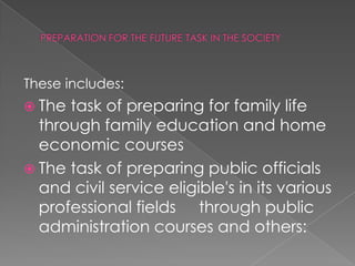 Internal functions of the school system | PPTX