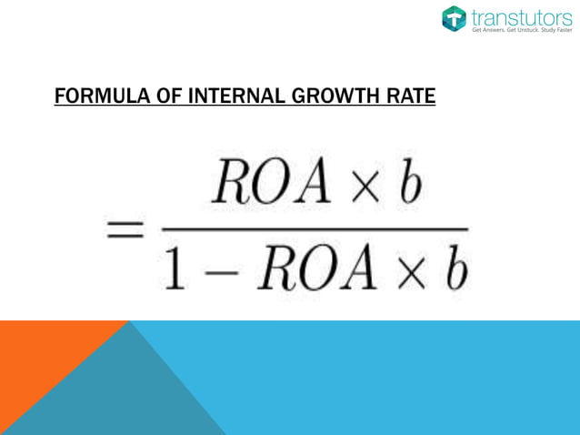 Internal Growth Rate | Finance | PPTX