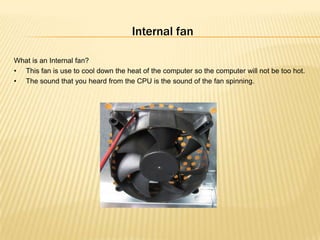 Internal hardware | PPTX