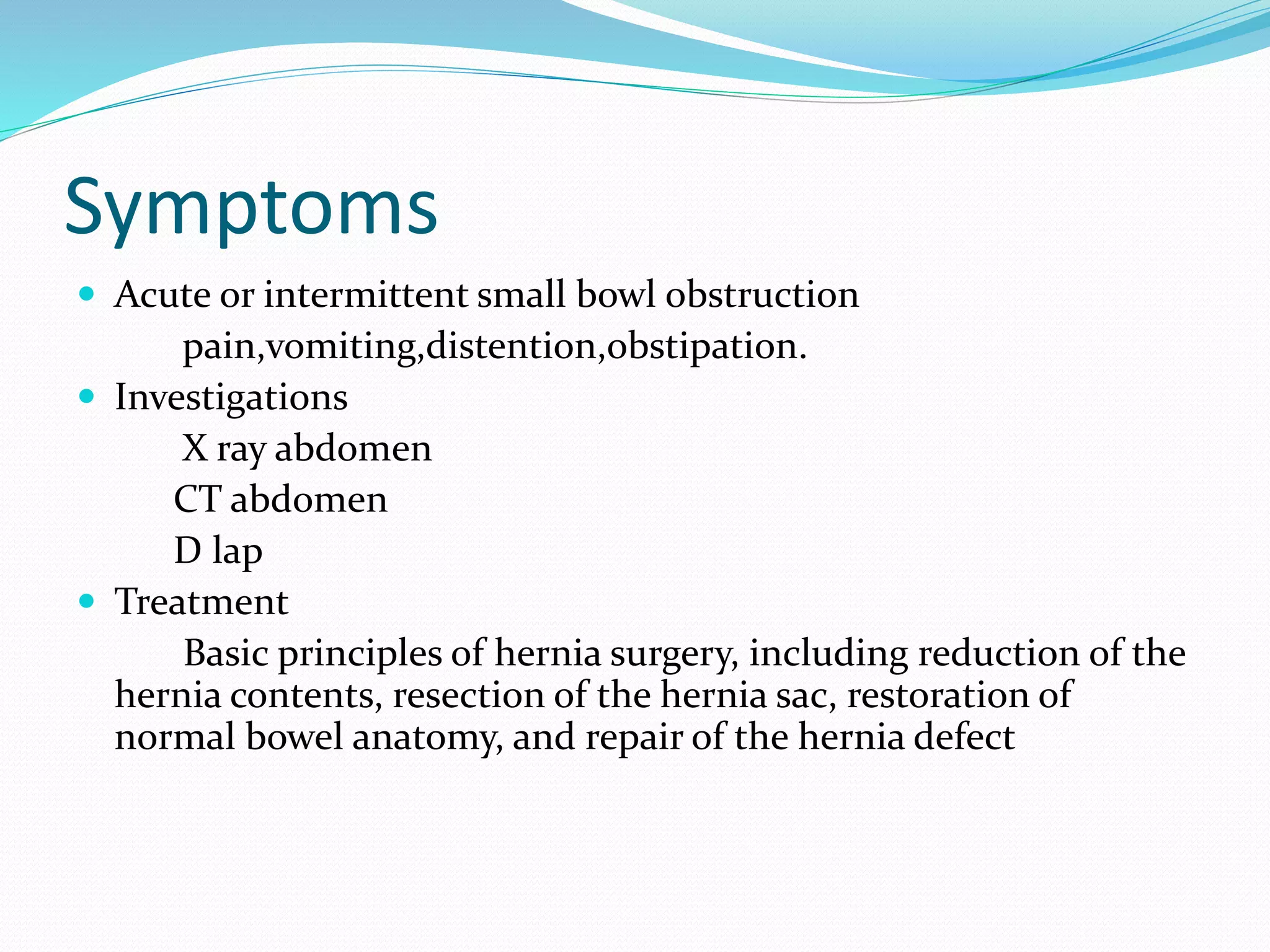 Internal hernia | PPTX