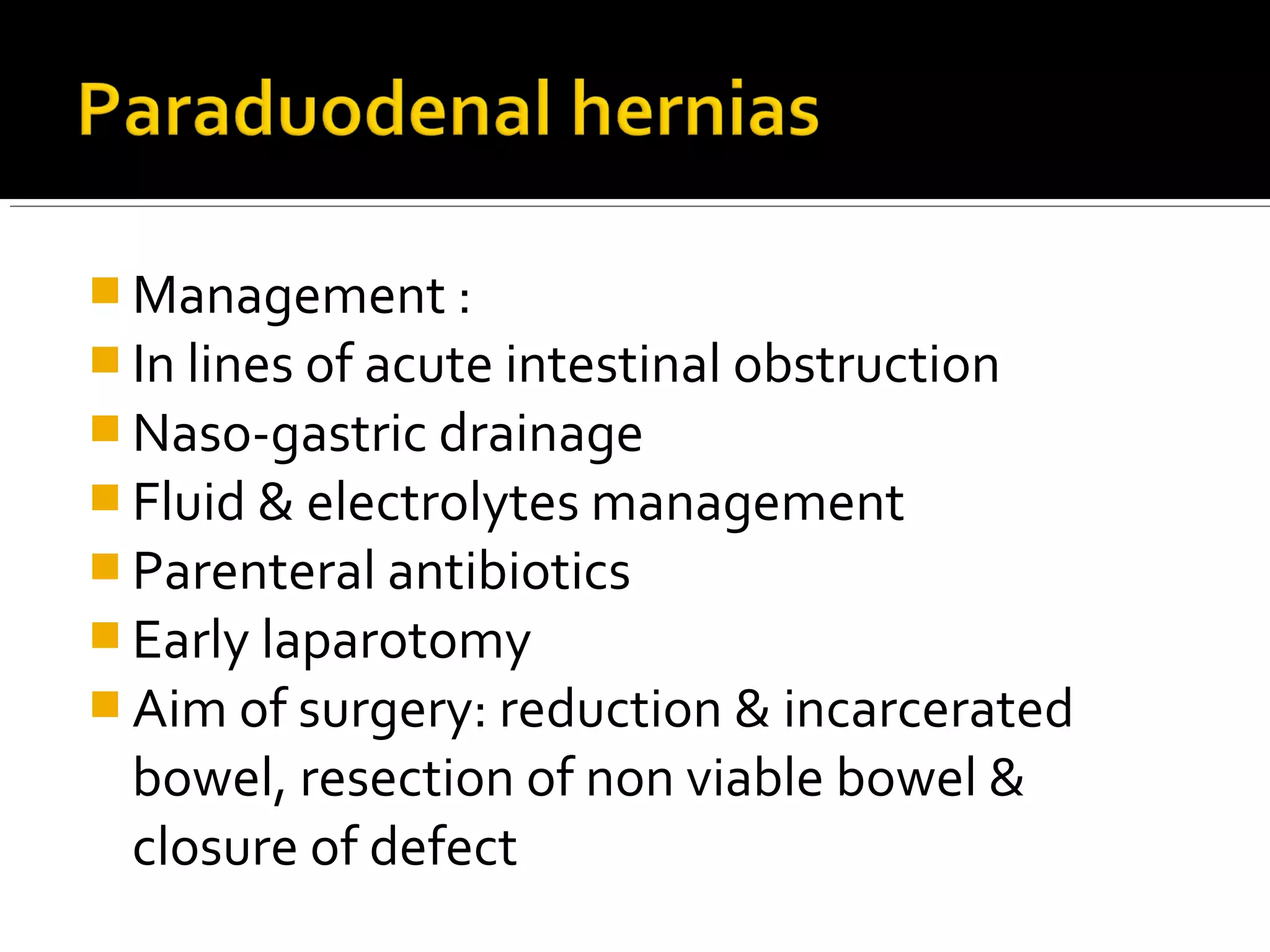 Internal hernia | PPT