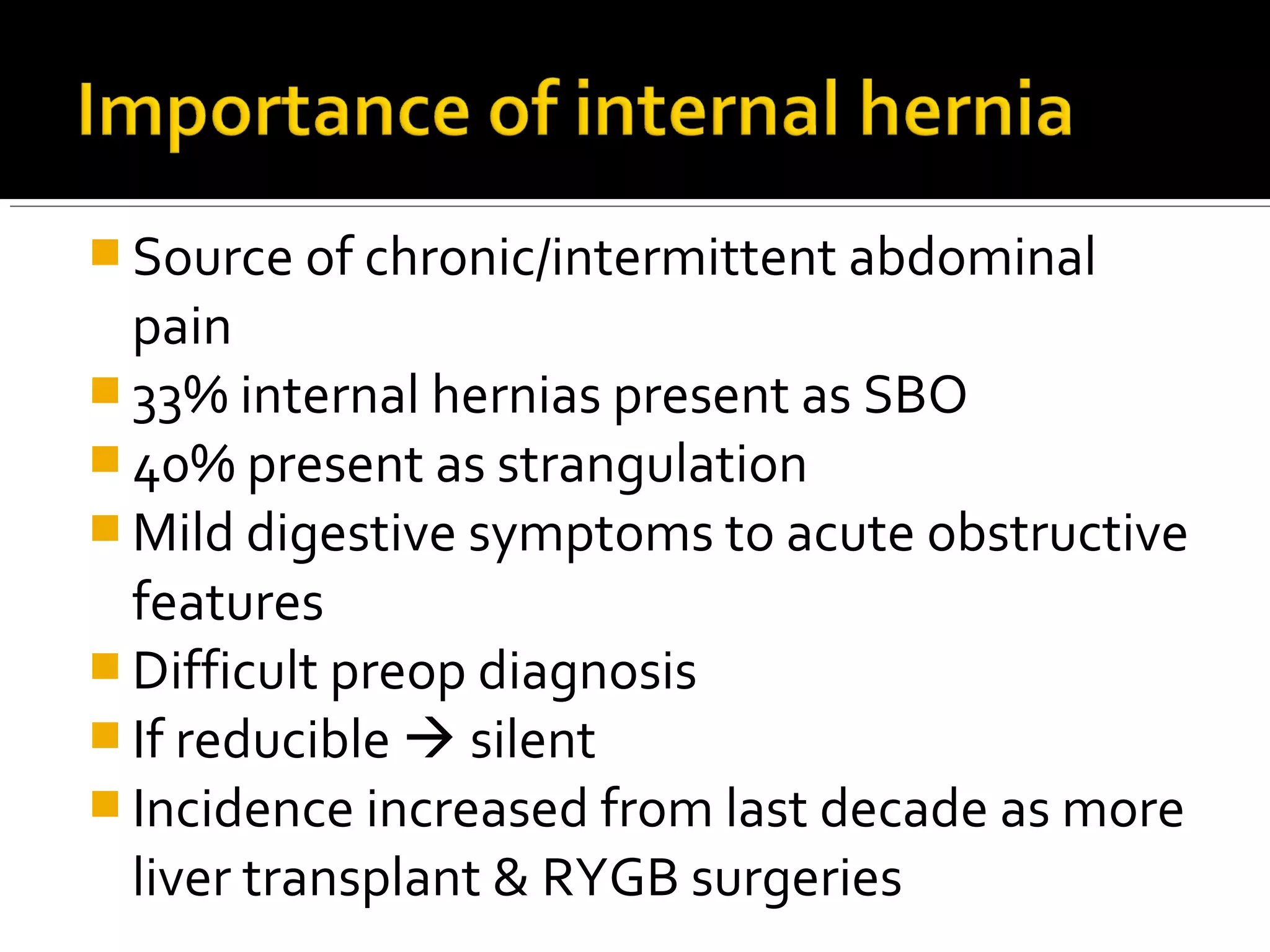 Internal hernia | PPT