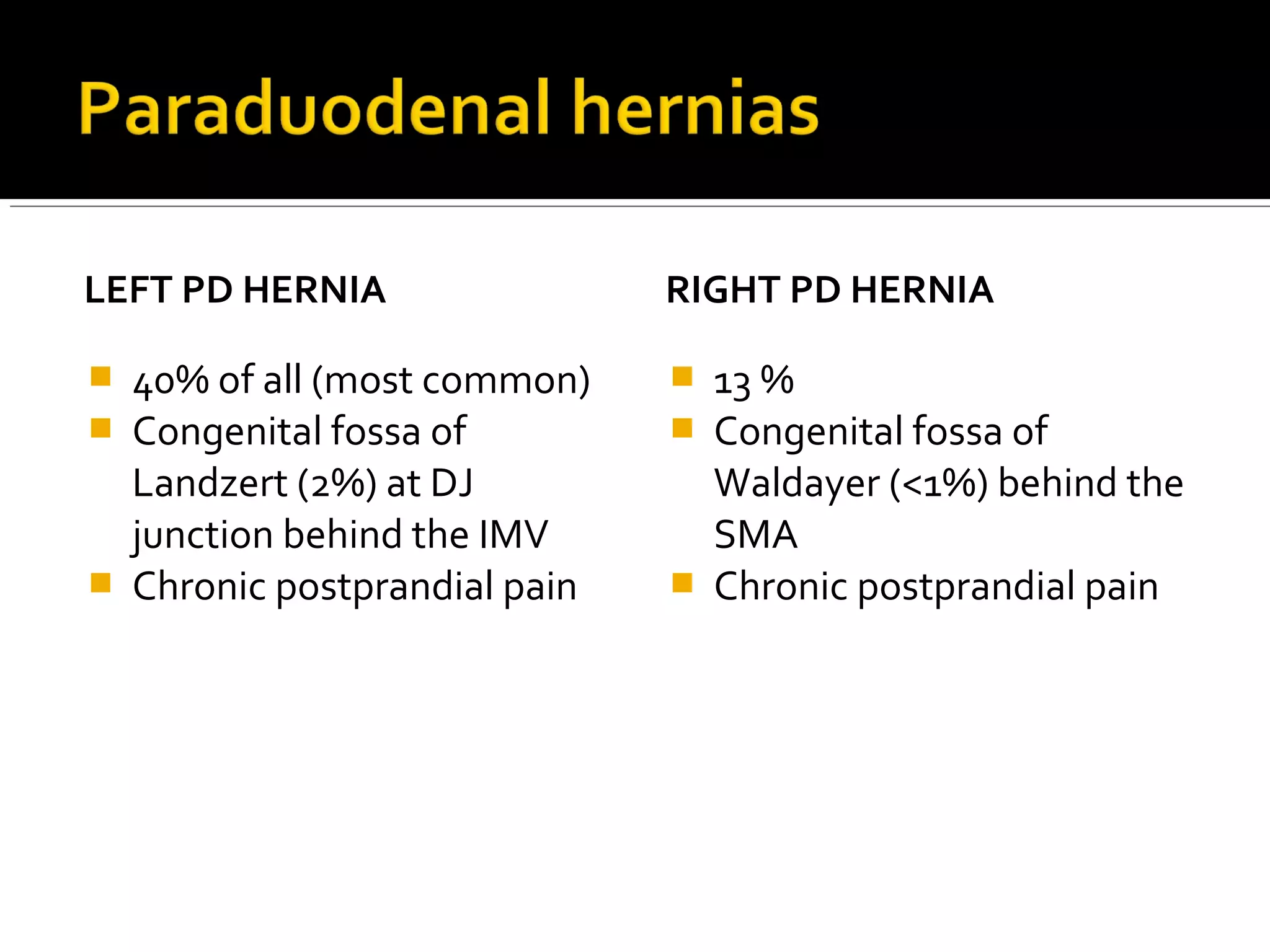 Internal hernia | PPT
