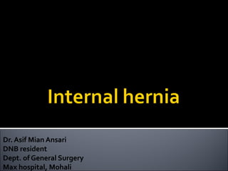 Internal hernia | PPT