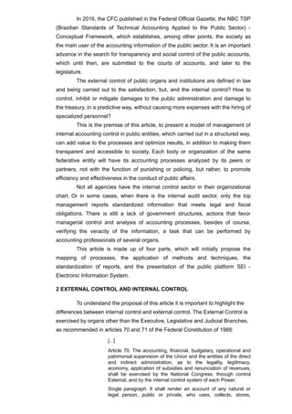 Internal intragovernmental mutual control | PDF