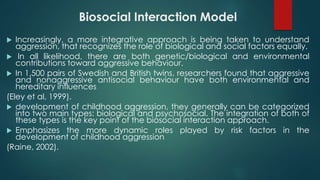 Internalising and Externalizing Behaviours | PPTX